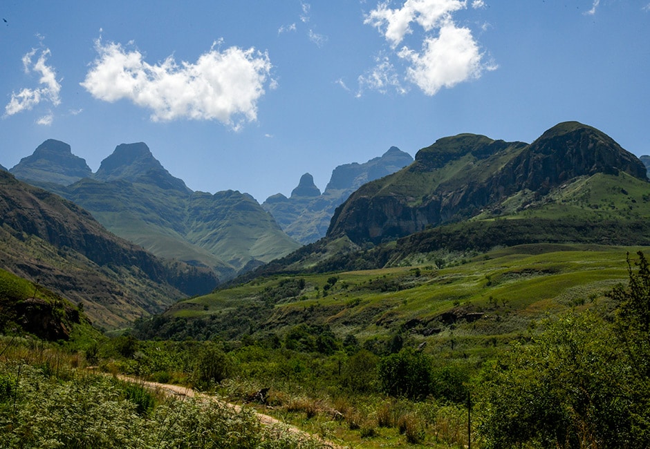 Wo kann man in den Drakensbergen wandern?